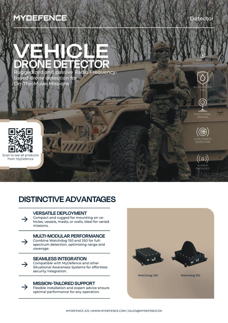 Download MyDefence Flyers and Catalogues | C-UAS Solutions