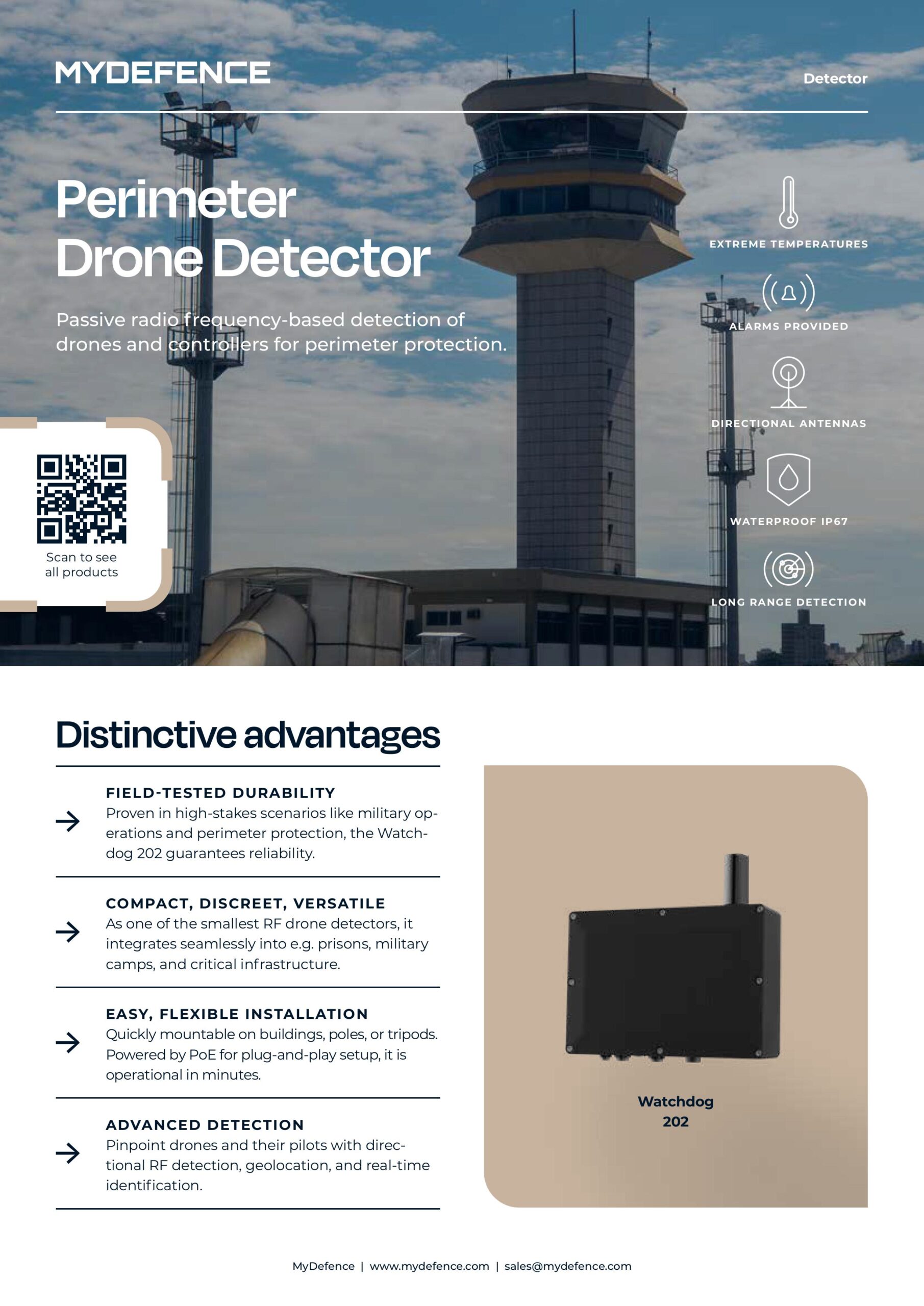Download MyDefence Flyers and Catalogues | C-UAS Solutions